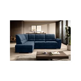 MF Design Silver Recamiere Links in Blau - (L) 270 x (B) 270 x (H) 93 cm | Gr.: onesize