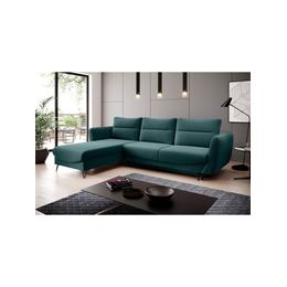 MF Design Sonic Recamiere Links in Gr&uuml;n - (L) 276 x (B) 276 x (H) 100 cm | Gr.: onesize