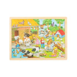 goki Einlegepuzzle Streichelzoo - ab 3 Jahren | Gr.: onesize