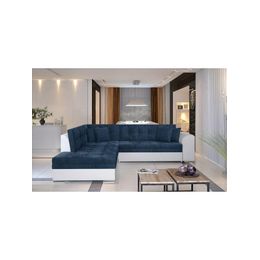 MF Design Piri Recamiere Links in Navyblau - (L) 260 x (B) 260 x (H) 78 cm | Gr.: onesize