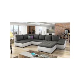 MF Design Gio Recamiere Rechts in Grau - (L) 190 x (B) 351 x (H) 82 cm | Gr.: onesize
