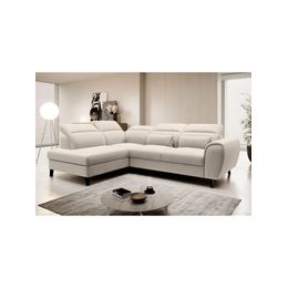 MF Design Nobel Recamiere Links in Elfenbein - (L) 265 x (B) 265 x (H) 100 cm | Gr.: onesize