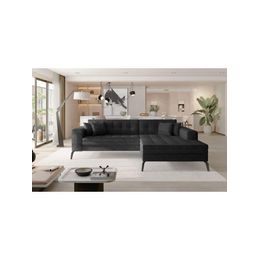 MF Design Sokka Recamiere Rechts in Anthrazit - (L) 292 x (B) 292 x (H) 84 cm | Gr.: onesize