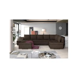MF Design Gio Recamiere Links in Braun - (L) 190 x (B) 351 x (H) 82 cm | Gr.: onesize