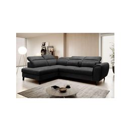 MF Design Nobel Recamiere Links in Anthrazit - (L) 265 x (B) 265 x (H) 100 cm | Gr.: onesize