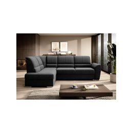 MF Design Silver Recamiere Links in Schwarz - (L) 270 x (B) 270 x (H) 93 cm | Gr.: onesize