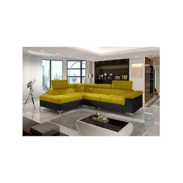 MF Design Eduardo Recamiere Links in Senf - (L) 202 x (B) 275 x (H) 88 cm | Gr.: onesize