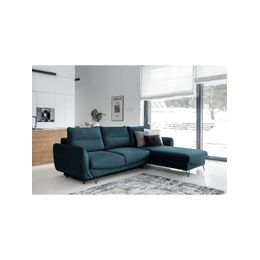 MF Design Sonic Recamiere Rechts in Blautanne - (L) 276 x (B) 276 x (H) 100 cm | Gr.: onesize