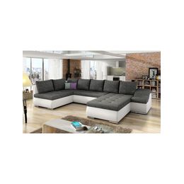 MF Design Gio Recamiere Rechts in Schwarz - (L) 190 x (B) 351 x (H) 82 cm | Gr.: onesize