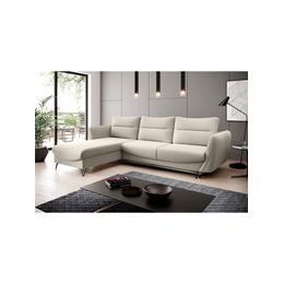 MF Design Sonic Recamiere Links in Elfenbein - (L) 276 x (B) 276 x (H) 100 cm | Gr.: onesize