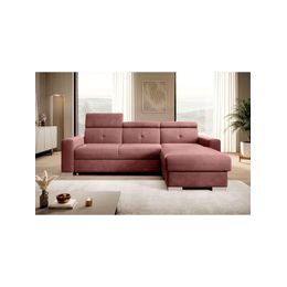 MF Design Falcon Recamiere Rechts in Marsala - (L) 248 x (B) 248 x (H) 95 cm | Gr.: onesize