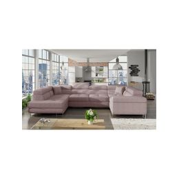 MF Design Lavin Recamiere Links in Senfgelb - (L) 340 x (B) 340 x (H) 90 cm | Gr.: onesize
