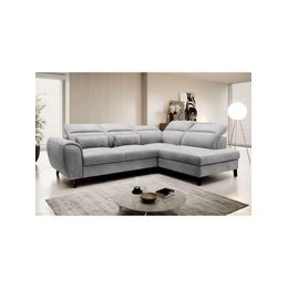 MF Design Nobel Recamiere Rechts in Grau - (L) 265 x (B) 265 x (H) 100 cm | Gr.: onesize