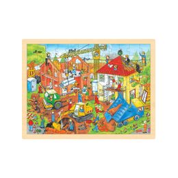 goki Einlegepuzzle Baustelle - ab 3 Jahren | Gr.: onesize