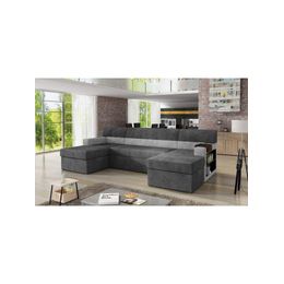 MF Design Narkos Recamiere Rechts in Anthrazit - (L) 159 x (B) 310 x (H) 90 cm | Gr.: onesize