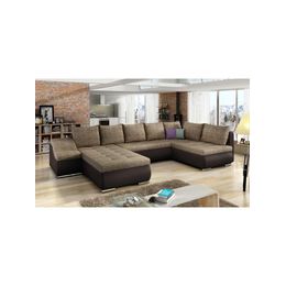 MF Design Gio Recamiere Links in Beige - (L) 190 x (B) 351 x (H) 82 cm | Gr.: onesize