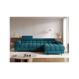 MF Design Fenro Recamiere Rechts in Blau - (L) 181 x (B) 285 x (H) 93 cm | Gr.: onesize