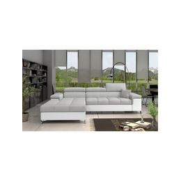 MF Design Ricky Recamiere Links in Grau - (L) 205 x (B) 281 x (H) 88 cm | Gr.: onesize