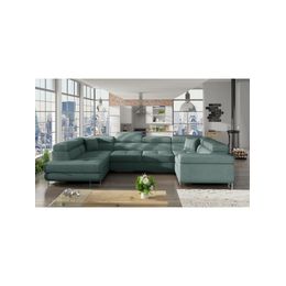 MF Design Lavin Recamiere Links in Blautanne - (L) 340 x (B) 340 x (H) 90 cm | Gr.: onesize