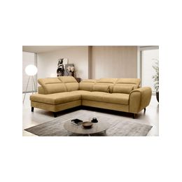 MF Design Nobel Recamiere Links in Amber - (L) 265 x (B) 265 x (H) 100 cm | Gr.: onesize
