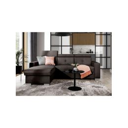MF Design Falcon Recamiere Links in Braun - (L) 248 x (B) 248 x (H) 95 cm | Gr.: onesize