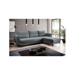 MF Design Sonic Recamiere Rechts in Charcoal - (L) 276 x (B) 276 x (H) 100 cm | Gr.: onesize