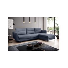 MF Design Sonic Recamiere Rechts in Marineblau - (L) 276 x (B) 276 x (H) 100 cm | Gr.: onesize
