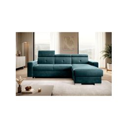 MF Design Falcon Recamiere Rechts in Blautanne - (L) 248 x (B) 248 x (H) 95 cm | Gr.: onesize