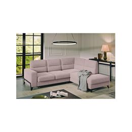 MF Design Cassada Recamiere Rechts in Rosa - (L) 237 x (B) 277 x (H) 100 cm | Gr.: onesize
