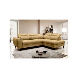 MF Design Nobel Recamiere Rechts in Amber - (L) 265 x (B) 265 x (H) 100 cm | Gr.: onesize