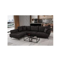 MF Design Lardo Recamiere Links in Anthrazit - (L) 191 x (B) 276 x (H) 90 cm | Gr.: onesize