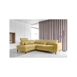 MF Design Nobel Recamiere Links in Gelb - (L) 265 x (B) 265 x (H) 100 cm | Gr.: onesize
