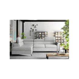 MF Design Katara Recamiere Links in Hellgrau - (L) 265 x (B) 265 x (H) 92 cm | Gr.: onesize