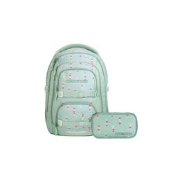 Coocazoo Schulrucksack-Set PORTER "Dancing Dots" 2-tlg. in Blau | Gr.: onesize