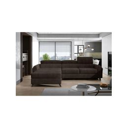 MF Design Mariam Recamiere Links in Braun - (L) 200 x (B) 288 x (H) 92 cm | Gr.: onesize