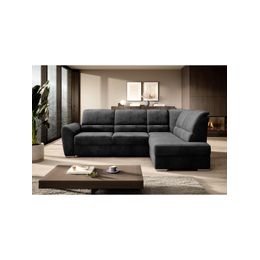 MF Design Silver Recamiere Rechts in Asphalt - (L) 270 x (B) 270 x (H) 93 cm | Gr.: onesize