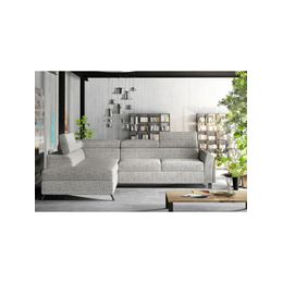 MF Design Katara Recamiere Links in Grau - (L) 265 x (B) 265 x (H) 92 cm | Gr.: onesize