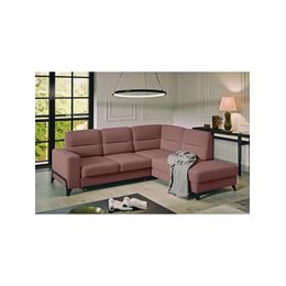 MF Design Cassada Recamiere Rechts in Marsala - (L) 237 x (B) 277 x (H) 100 cm | Gr.: onesize