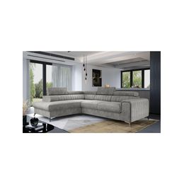 MF Design Lauryn Recamiere Links in Asphalt - (L) 205 x (B) 278 x (H) 92 cm | Gr.: onesize