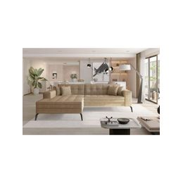 MF Design Sokka Recamiere Links in Beige - (L) 292 x (B) 292 x (H) 84 cm | Gr.: onesize