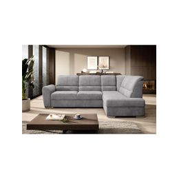 MF Design Silver Recamiere Rechts in Grau - (L) 270 x (B) 270 x (H) 93 cm | Gr.: onesize