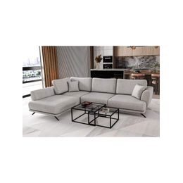 MF Design Lardo Recamiere Links in Grau - (L) 191 x (B) 276 x (H) 90 cm | Gr.: onesize