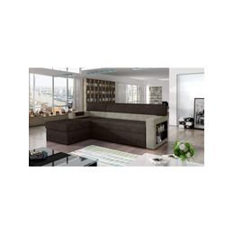 MF Design Narkos Recamiere Links in Braun - (L) 160 x (B) 250 x (H) 85 cm | Gr.: onesize