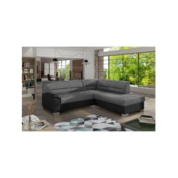 MF Design Bergamo Recamiere Rechts in Grau - (L) 214 x (B) 247 x (H) 83 cm | Gr.: onesize