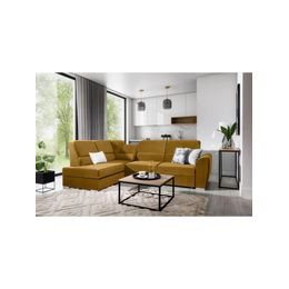 MF Design Silver Recamiere Links in Senfgelb - (L) 270 x (B) 270 x (H) 93 cm | Gr.: onesize