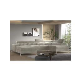 MF Design Lazy Recamiere Rechts in Mushroom - (L) 202 x (B) 354 x (H) 92 cm | Gr.: onesize