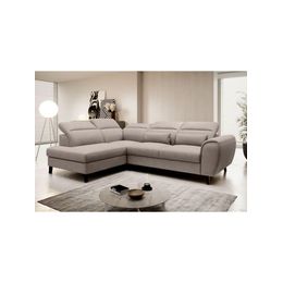 MF Design Nobel Recamiere Links in Beige - (L) 265 x (B) 265 x (H) 100 cm | Gr.: onesize