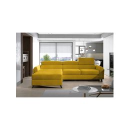 MF Design Mariam Recamiere Links in Senf - (L) 200 x (B) 288 x (H) 92 cm | Gr.: onesize
