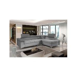 MF Design Eduardo Recamiere Rechts in Charcoal - (L) 202 x (B) 275 x (H) 88 cm | Gr.: onesize