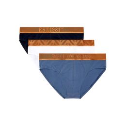Emporio Armani 3er Pack Slip in Mehrfarbig | Gr.: L